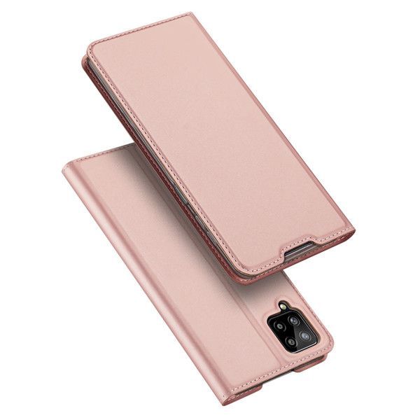 Чехол книжка Dux Ducis для Samsung Galaxy A12/A12s/M12, розовое золото