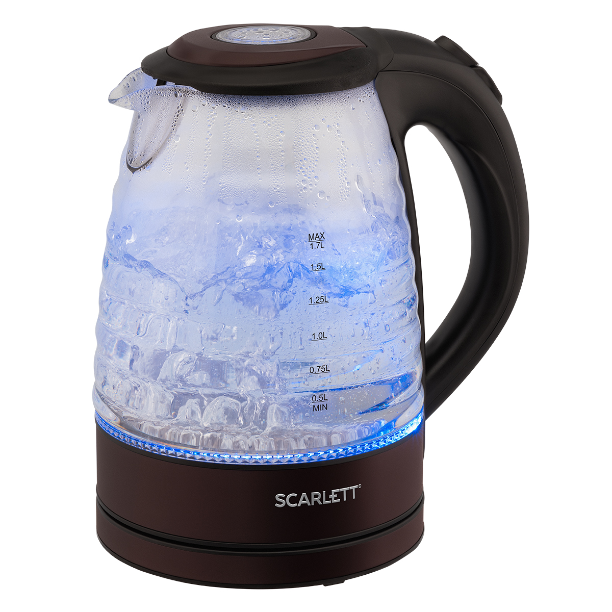 Чайник электрический Scarlett SC-EK27G97 1.7 л Silver, Black