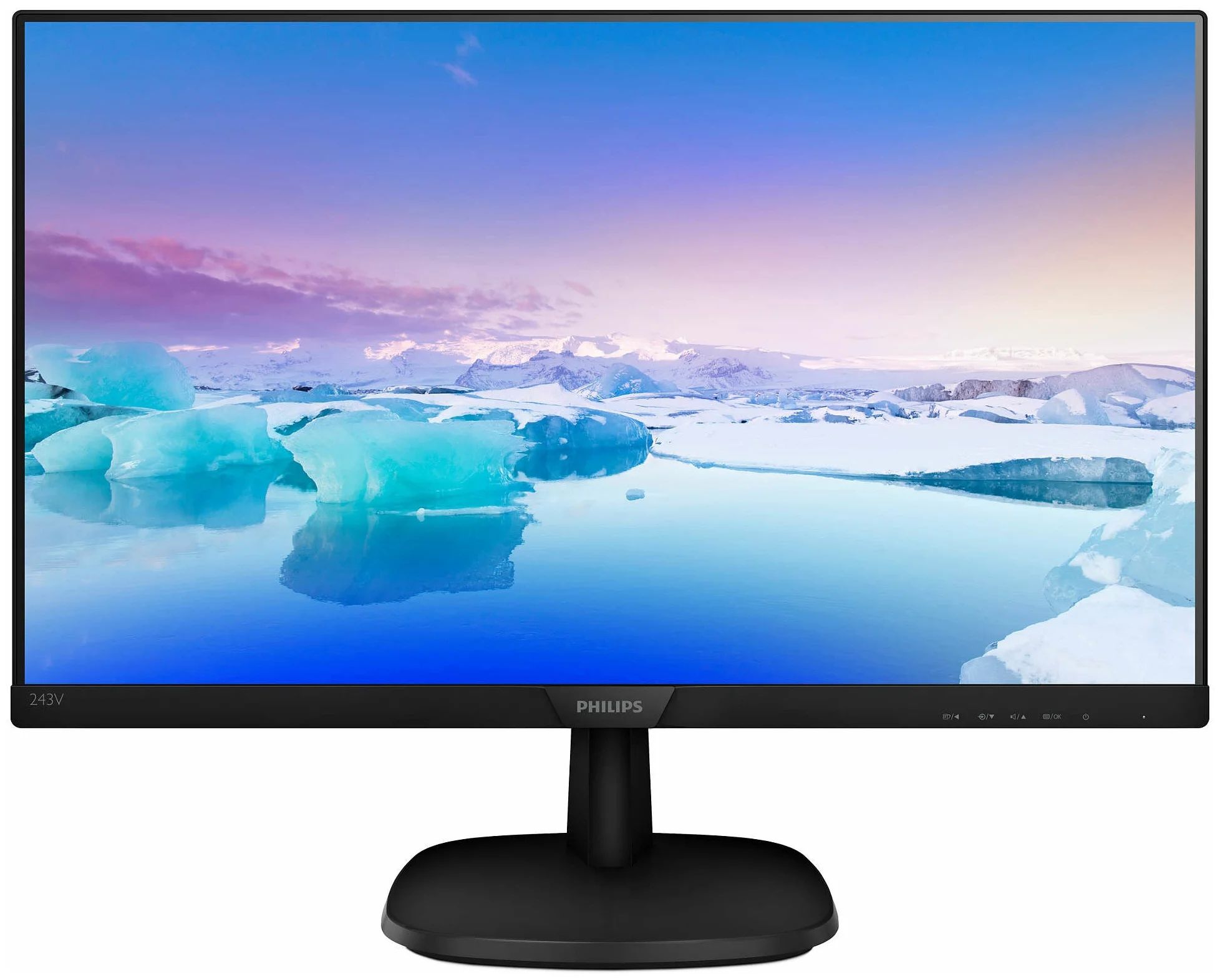 23.8" Монитор Philips 243V7QJABF черный 75Hz 1920x1080 IPS