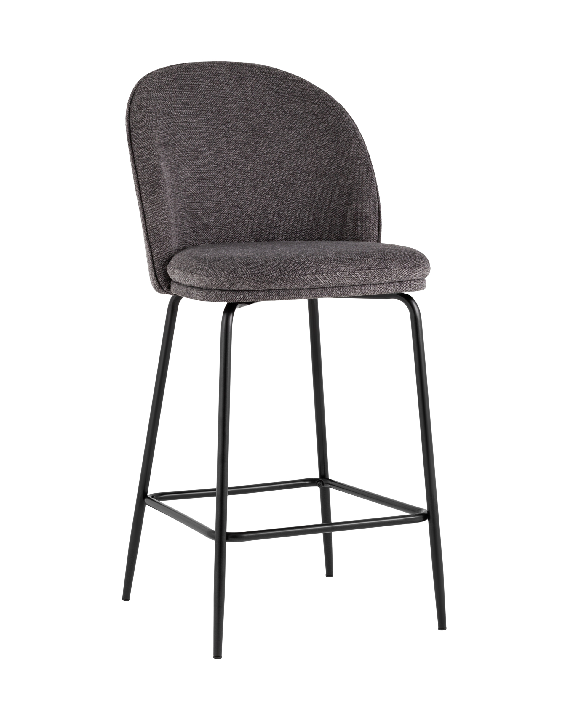 Стул полубарный Stool Group Echo, темно-серый