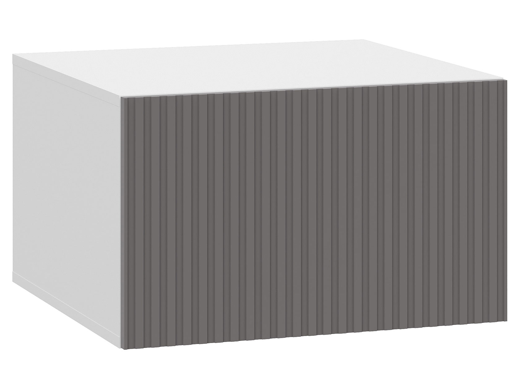 Навесной шкаф СВ-Мебель Стайл Белый / Грей 600 мм