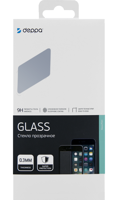 Защитное стекло Deppa для Honor 9A (2020) 3D Full Glue (черная рамка)