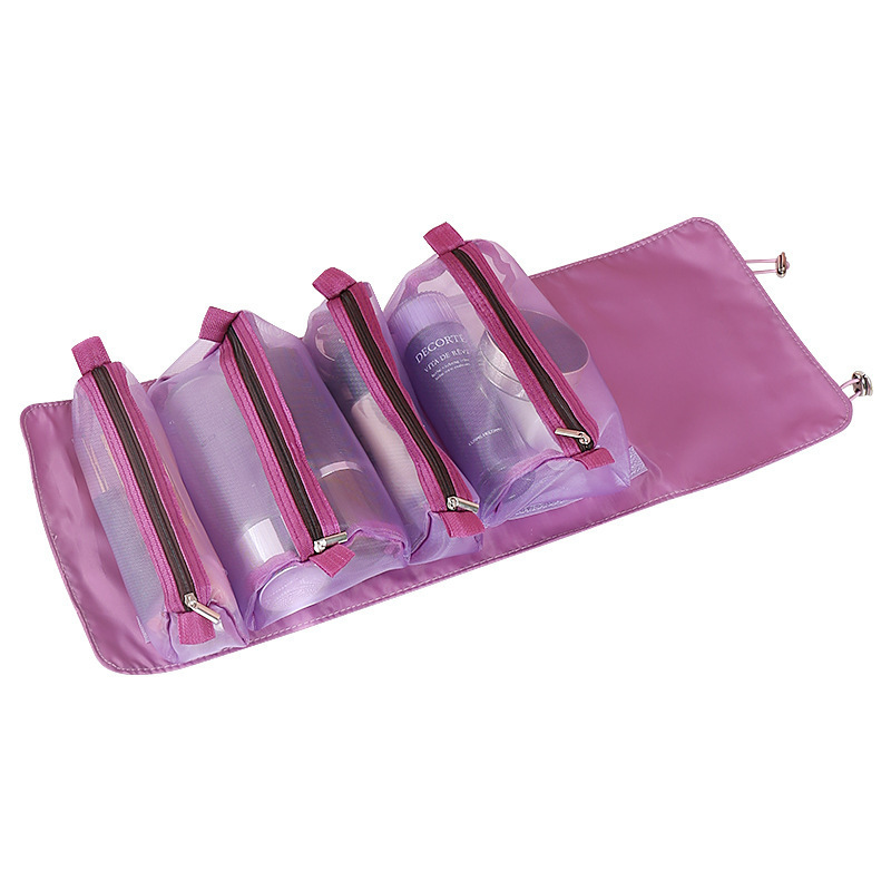 Органайзер женский Travel cosmetic bag 4 in 1 purple