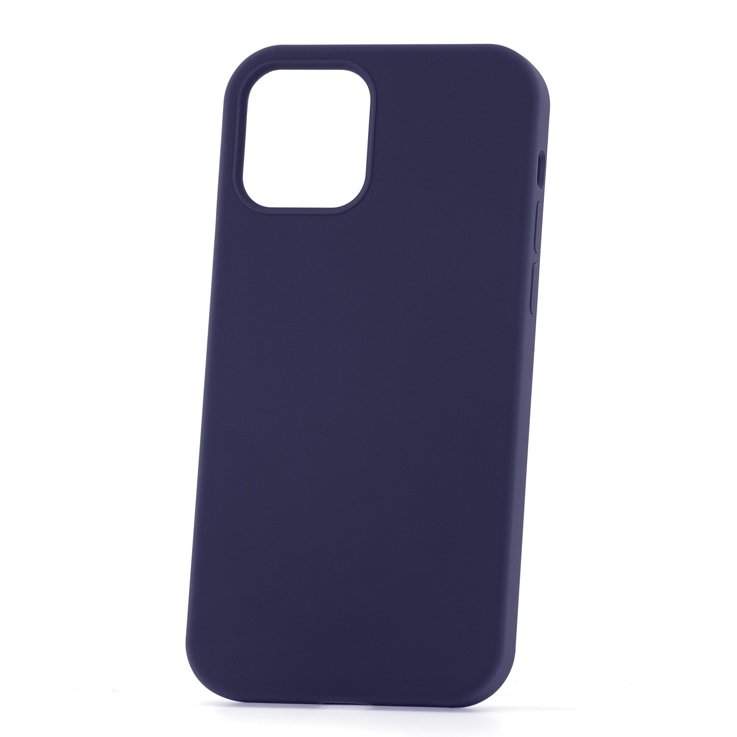 Чехол для Apple iPhone 12 / 12 Pro КRUЧЕ Silicone Navy blue