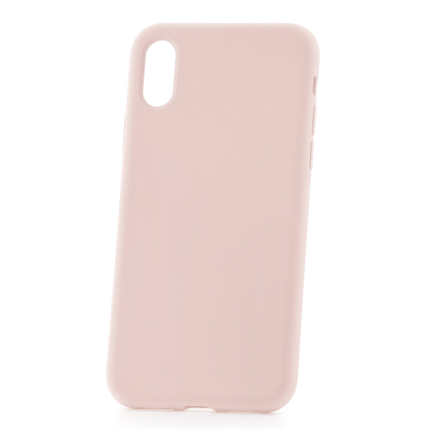 Чехол для Apple iPhone X / XS КRUЧЕ Silicone Pink sand