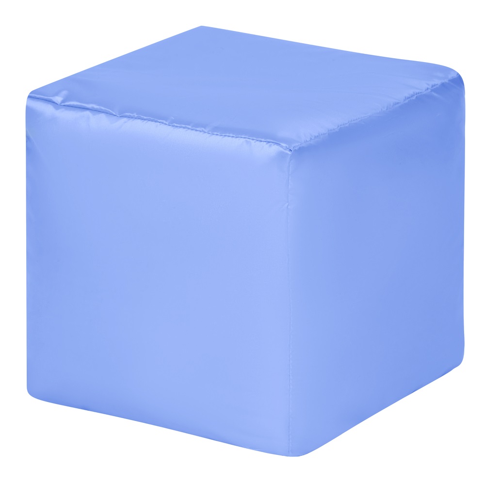 Пуфик Куб Голубой Оксфорд (Классический)