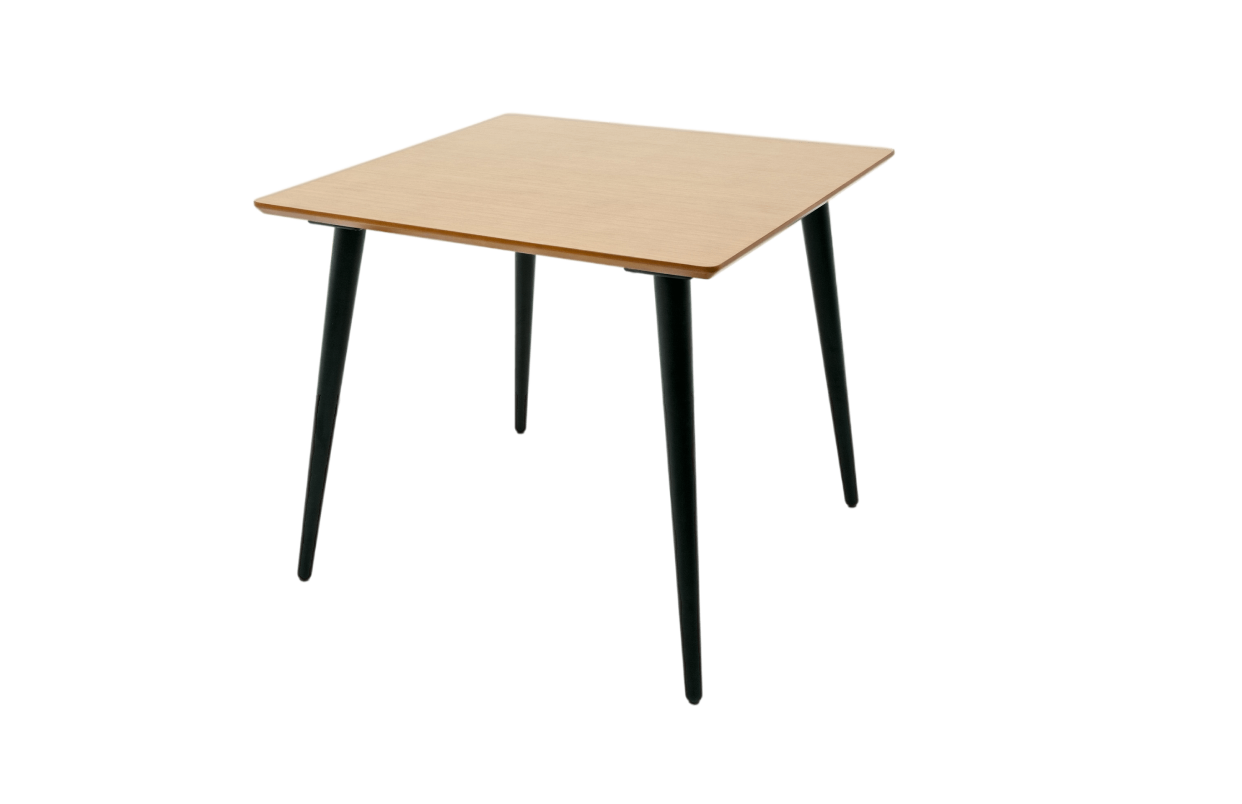 Стол кухонный ZiP-mebel Монте М 100, 100х100х75 см, Чёрное Дерево/Натур