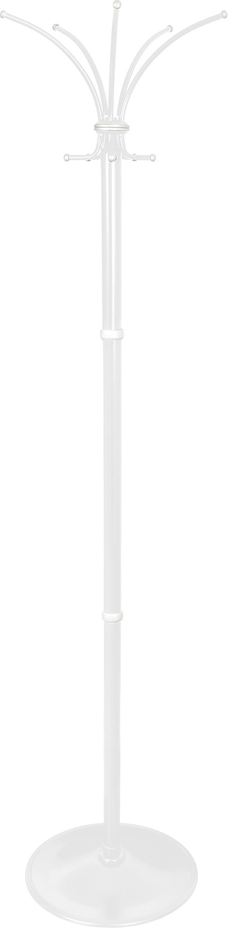 Вешалка напольная Бюрократ Класс-ТМ белый (116/white)