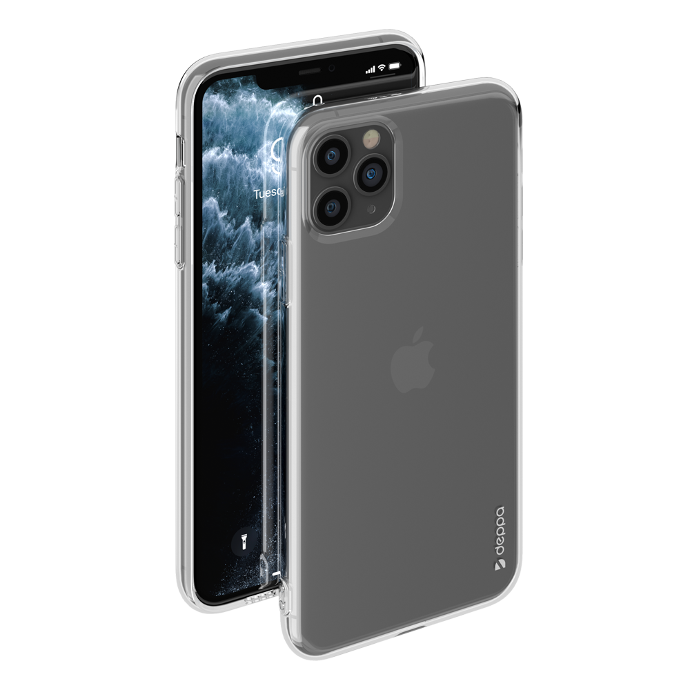 Чехол-крышка Deppa для Apple iPhone 11 Pro Max, силикон, прозрачный