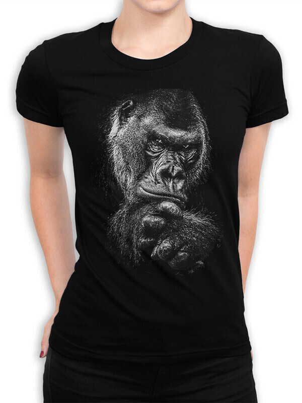Футболка женская Dream Shirts Кинг Конг 5000769-1 черная 3XL