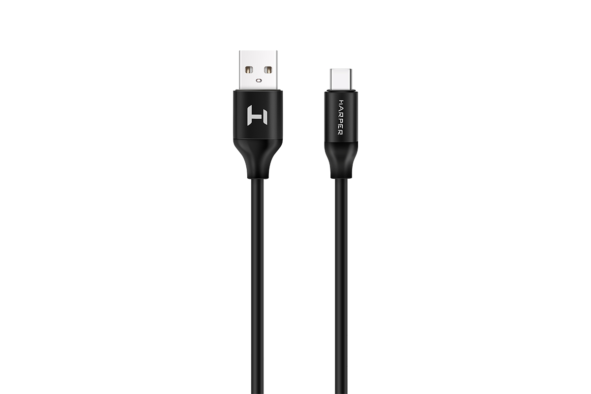 Кабель для зарядки Harper SCH-730 Black (USB A-Type-C)