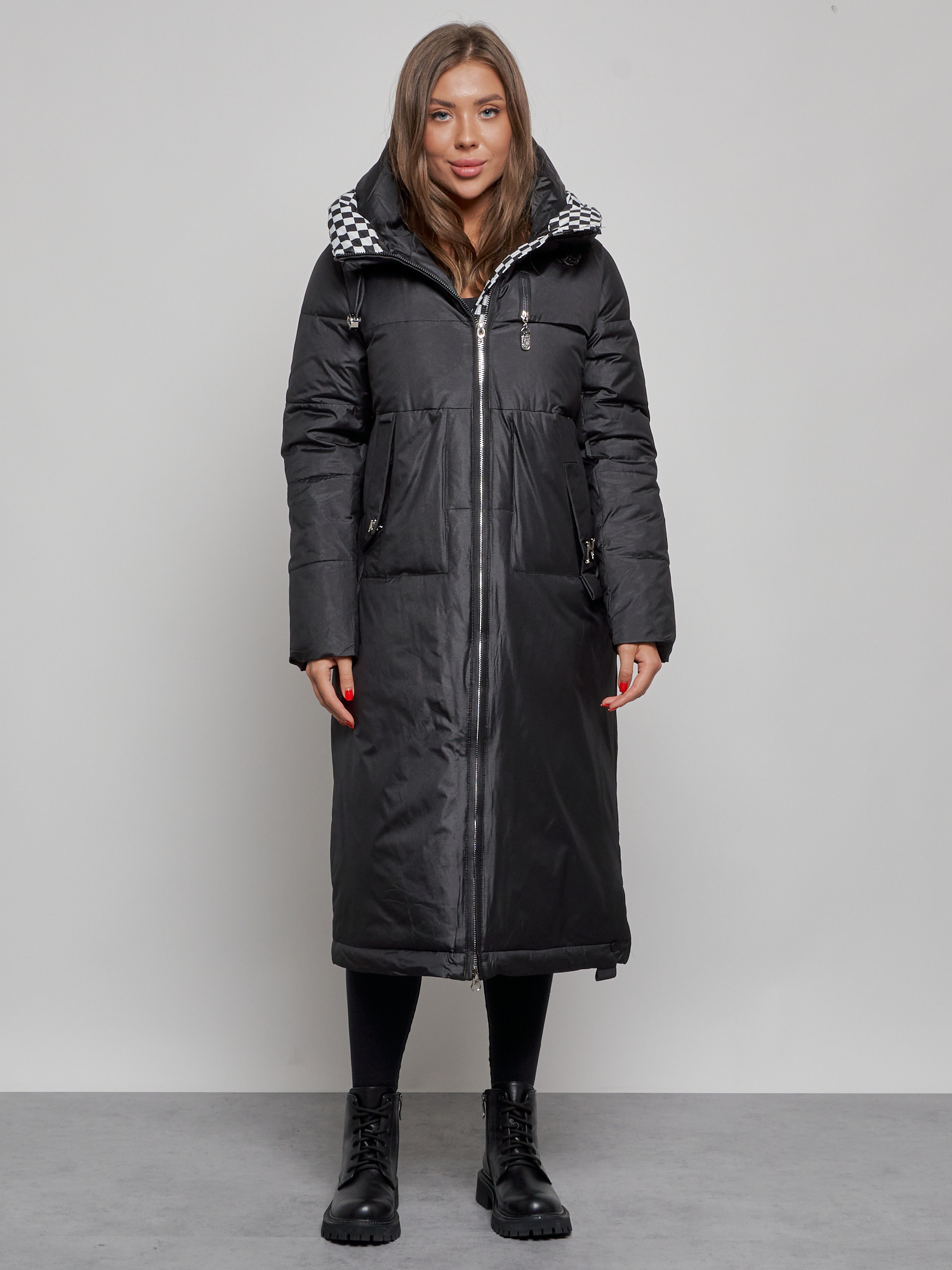 Пальто женское MTFORCE 59120 черное XL