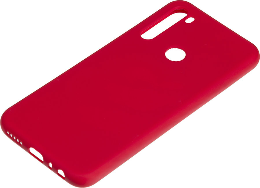 Чехол BORASCO Soft Touch, для Xiaomi Redmi Note 8T, красный