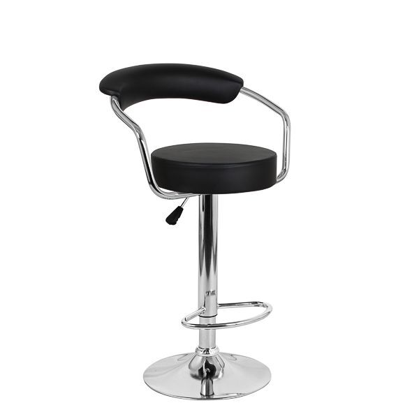 Барный стул Империя стульев Орион WX-1152 black, хром/черный