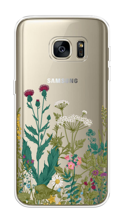 Чехол на Samsung Galaxy S7 edge "Дикие полевые цветы"