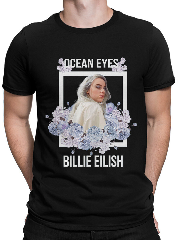 Футболка мужская Design Heroes Billie Eilish черная L