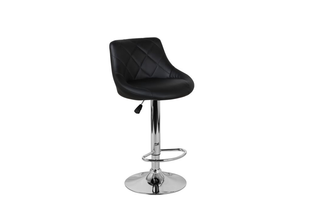 Барный стул Империя стульев Комфорт WX-2396 black, хром/черный