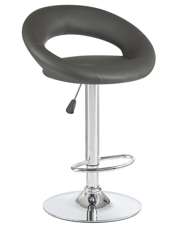 Барный стул Империя стульев MIRA-D LM-5001 grey, хром/серый