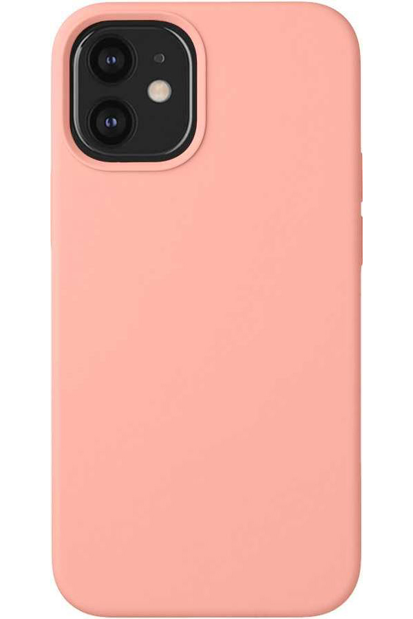 Чехол DEPPA Liquid Silicone, для Apple iPhone 12 mini, розовый