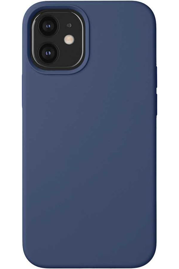 Чехол DEPPA Liquid Silicone, для Apple iPhone 12 mini, синий