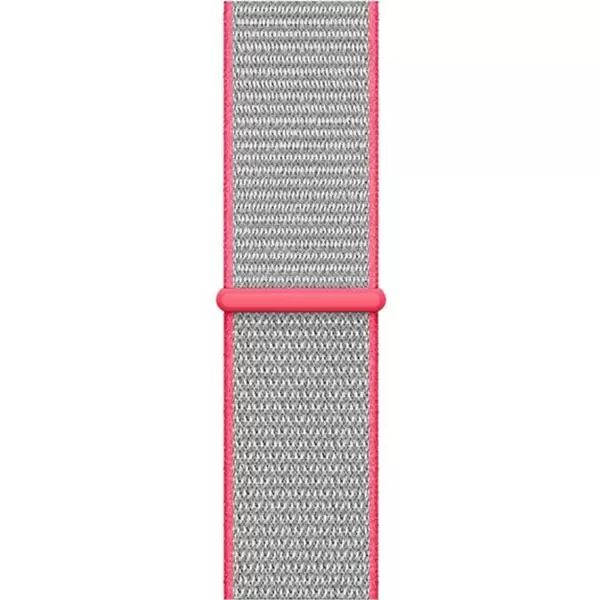 Ремешок Krutoff для Apple Watch 42/44mm gray/pink 42 (03593)
