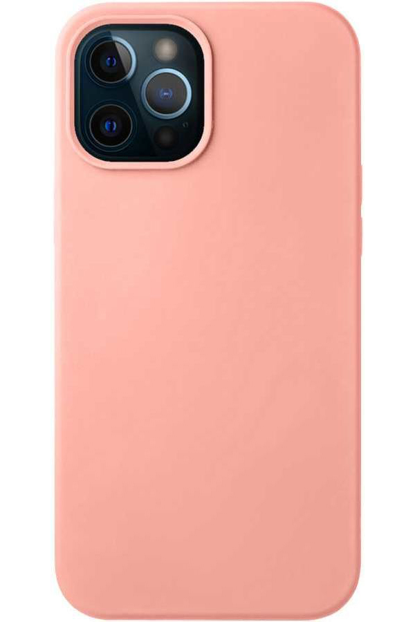 Чехол DEPPA Liquid Silicone, для Apple iPhone 12 Pro Max, розовый