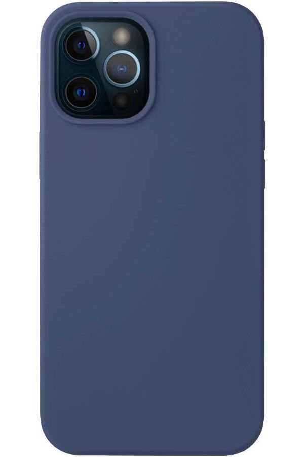 Чехол DEPPA Liquid Silicone, для Apple iPhone 12 Pro Max, синий
