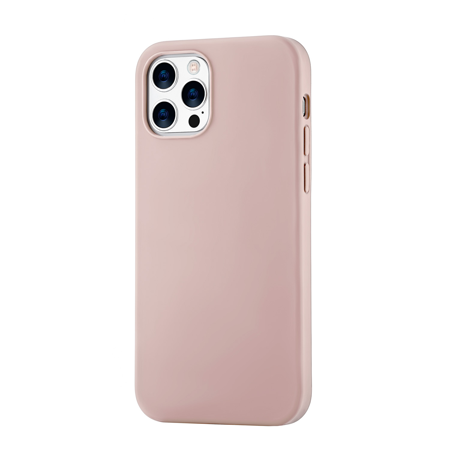 Чехол uBear для iPhone 12 / 12 Pro, Touch Case (Liquid Silicone), розовый