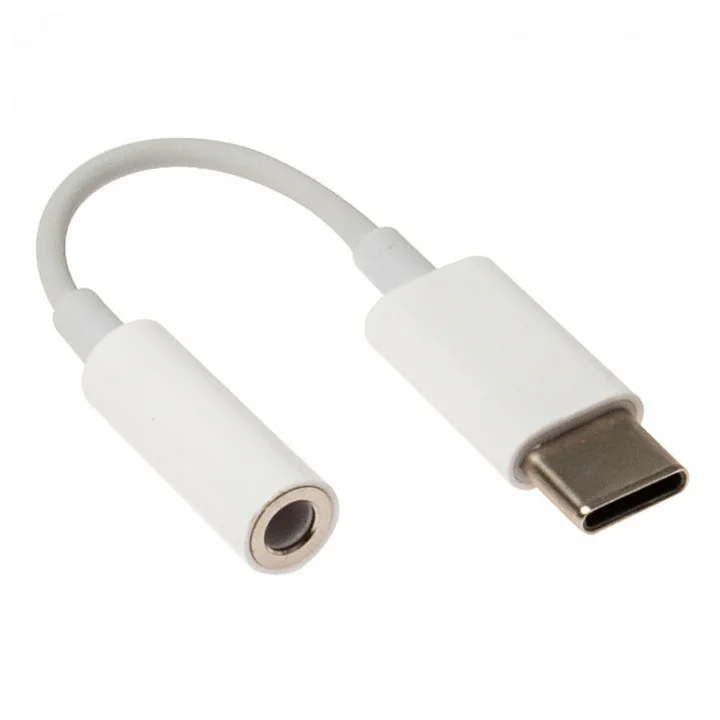 Адаптер переходник Usb Type-C - Jack 3.5" / MH20 / белый