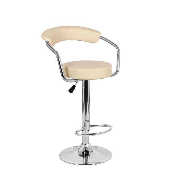 Барный стул Империя стульев Орион WX-1152 cream, хром/кремовый