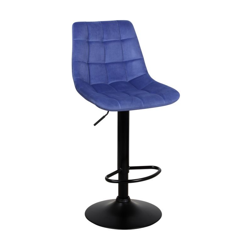 Барный стул Империя стульев ЛИОН WX-2821 blue, черный/синий