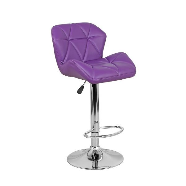 Барный стул Империя стульев Diamond WX-2582 violet, хром/фиолетовый