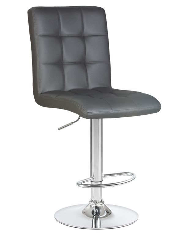 Барный стул Империя стульев Kruger-D LM-5009 grey, хром/серый