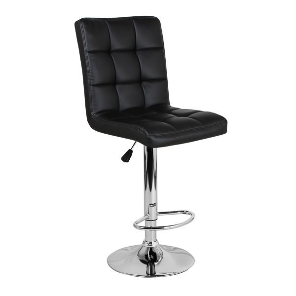 Барный стул Империя стульев Kruger WX-2516 black, хром/черный