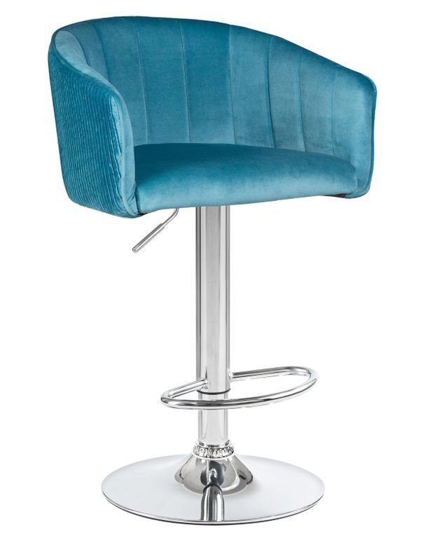 Барный стул Империя стульев DARCY LM-5025 aqua, хром/бирюзовый