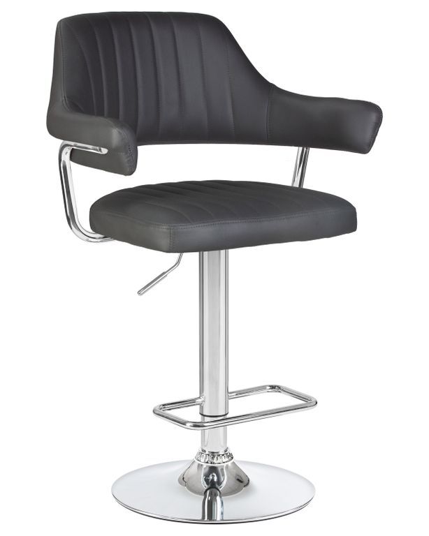 Барный стул Империя стульев CHARLY LM-5019 grey, хром/серый