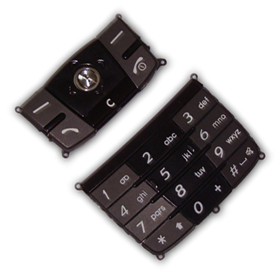 Клавиатура для Samsung D820 комплект без кириллицы <черный>