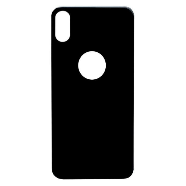 Защитное стекло iPhone XS назад 0.33mm Baseus черное