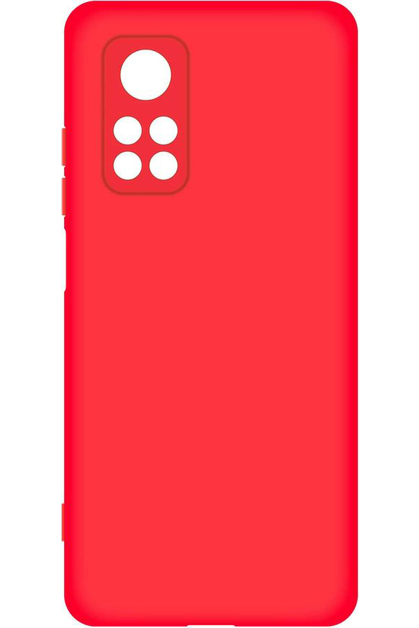 Чехол BORASCO Microfiber Case, для Xiaomi Mi 10T/10T Pro, красный