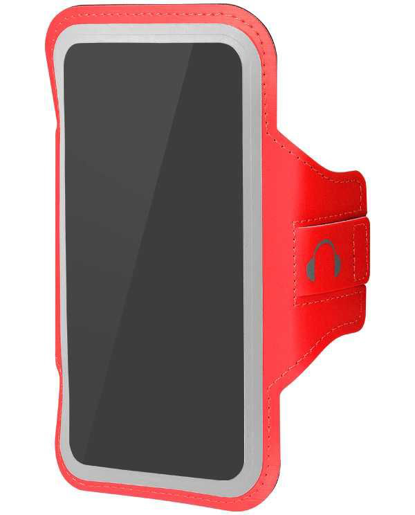 Чехол-повязка DF SportCase-03, для универсальный 5.8", красный