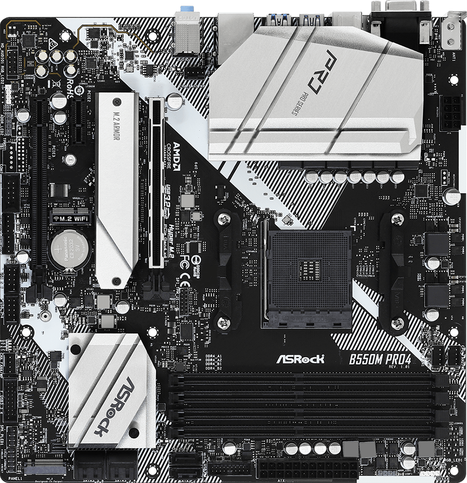 Материнская плата ASRock B550M Pro4