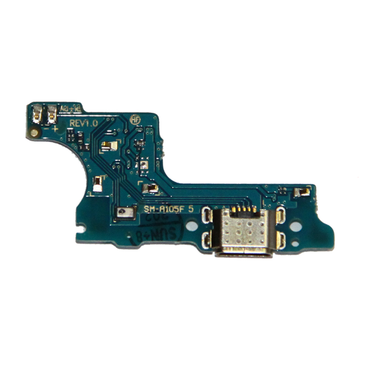 Плата нижняя для Samsung SM-A015F (Galaxy A01) на системный разъем и микрофон