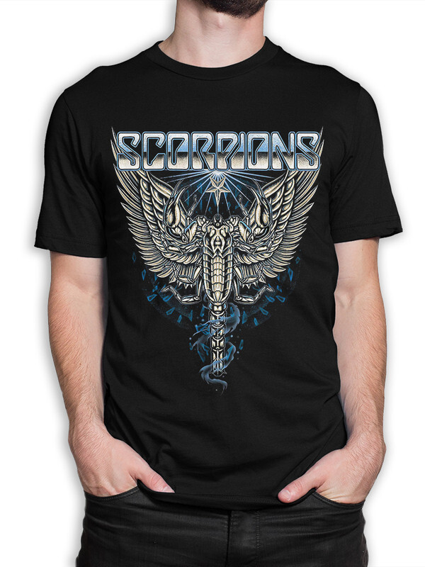 Футболка мужская Design Heroes Группа Scorpions черная XL