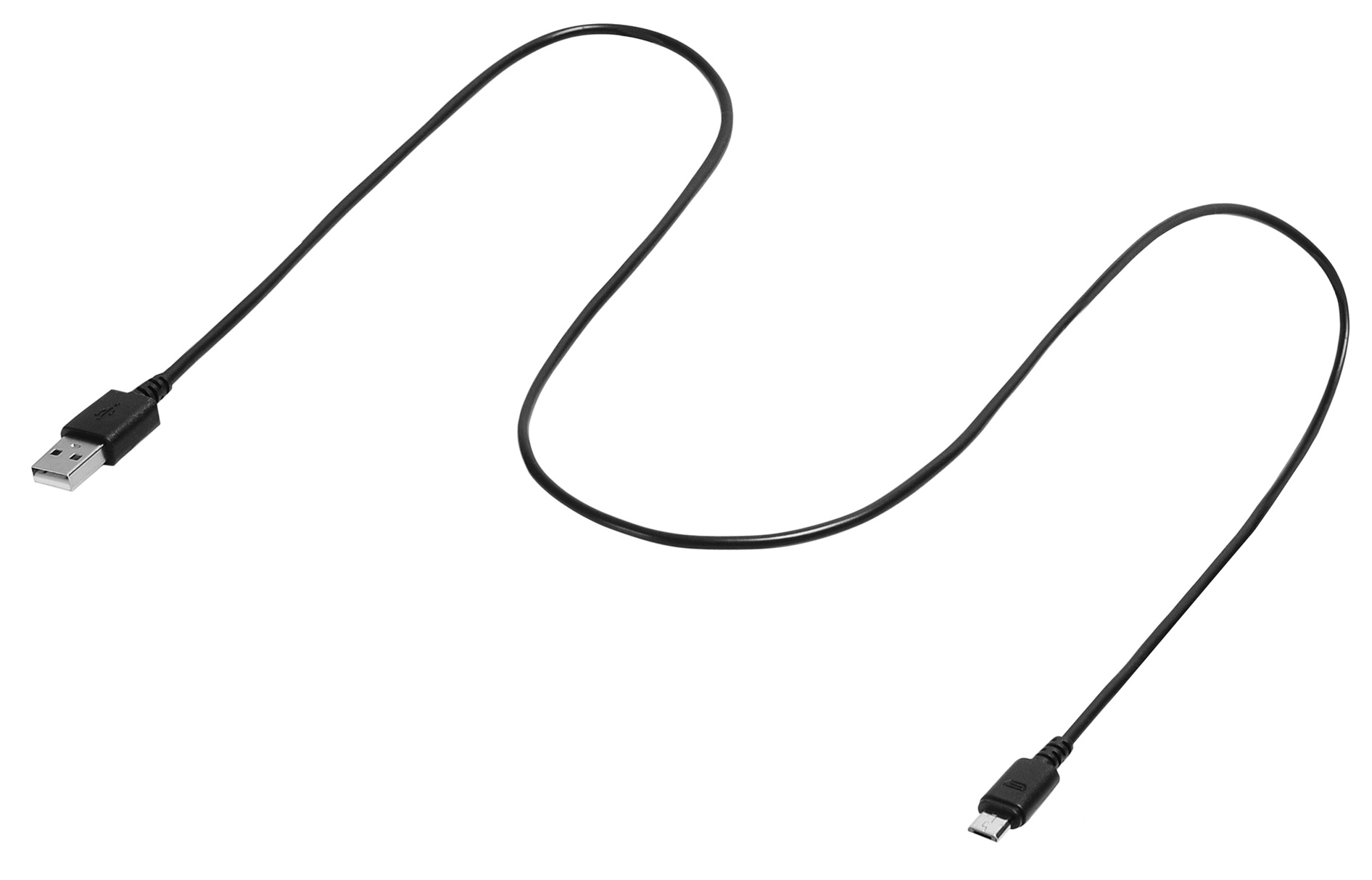 Кабель Sunwind USB - Micro USB 2A, 1 м, черный