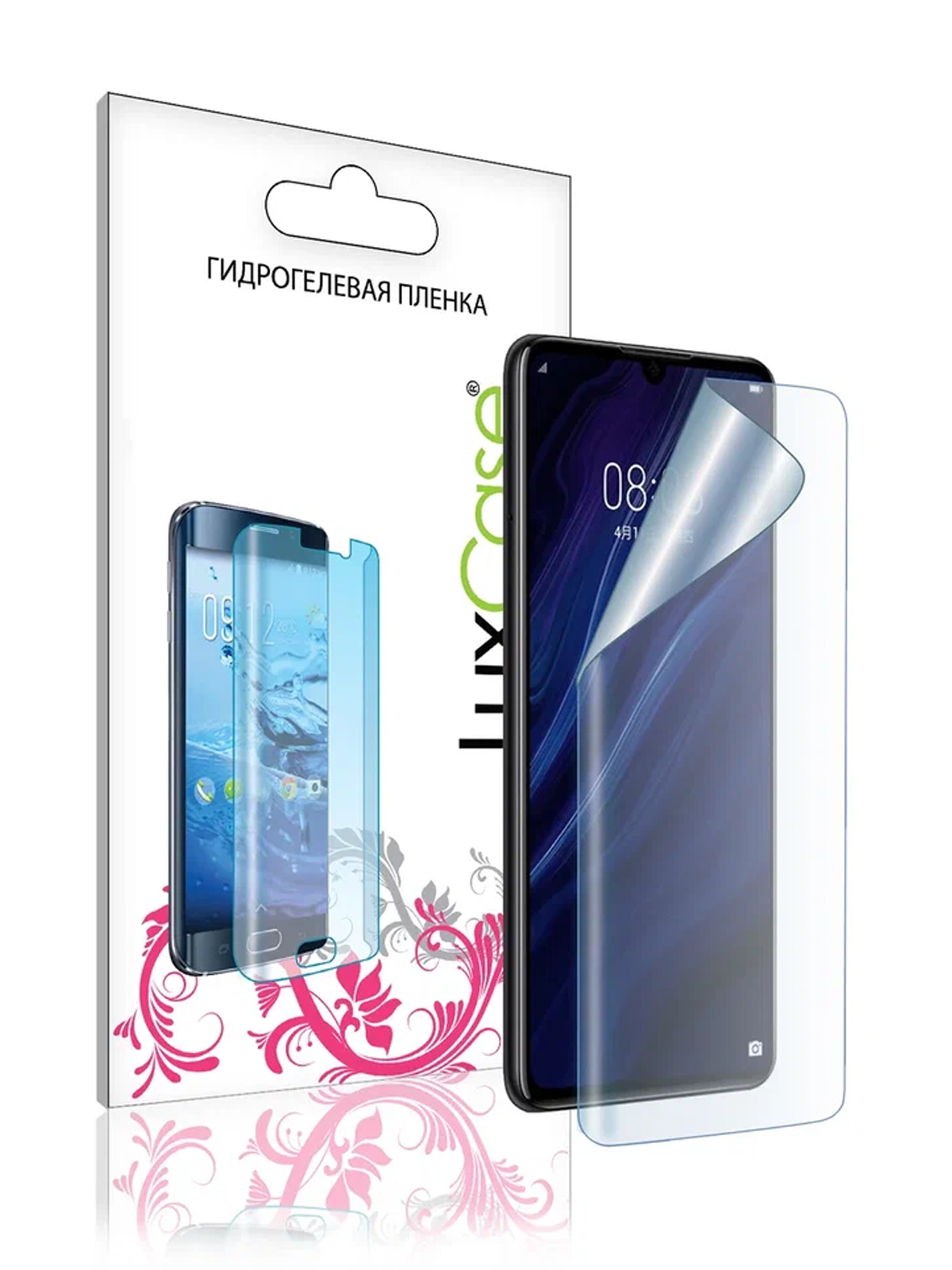 Гидрогелевая бронепленка LuxCase на экран iPhone 13 Pro Max олеофобное покрытие, 92567