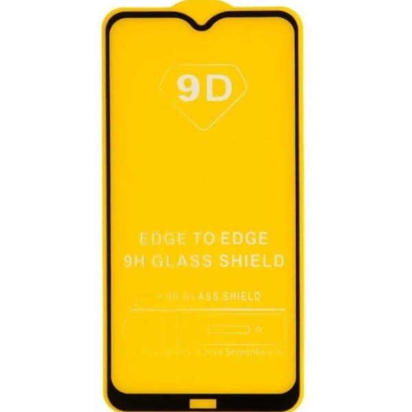 Защитное стекло Xiaomi Redmi 8/8А с рамкой 9H черное