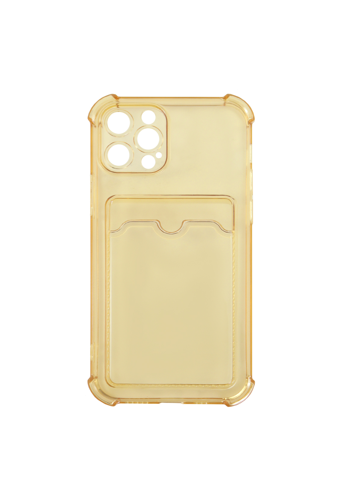 Чехол LuxCase с картхолдером для пластиковых карт, кейс с карманом на iPhone 12 Pro, 63573