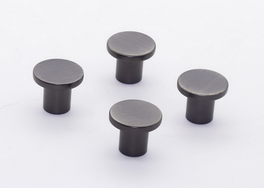Ручка-кнопка для мебели Inred IN.01.5063 102232 матовый чёрный никель, 1 предмет