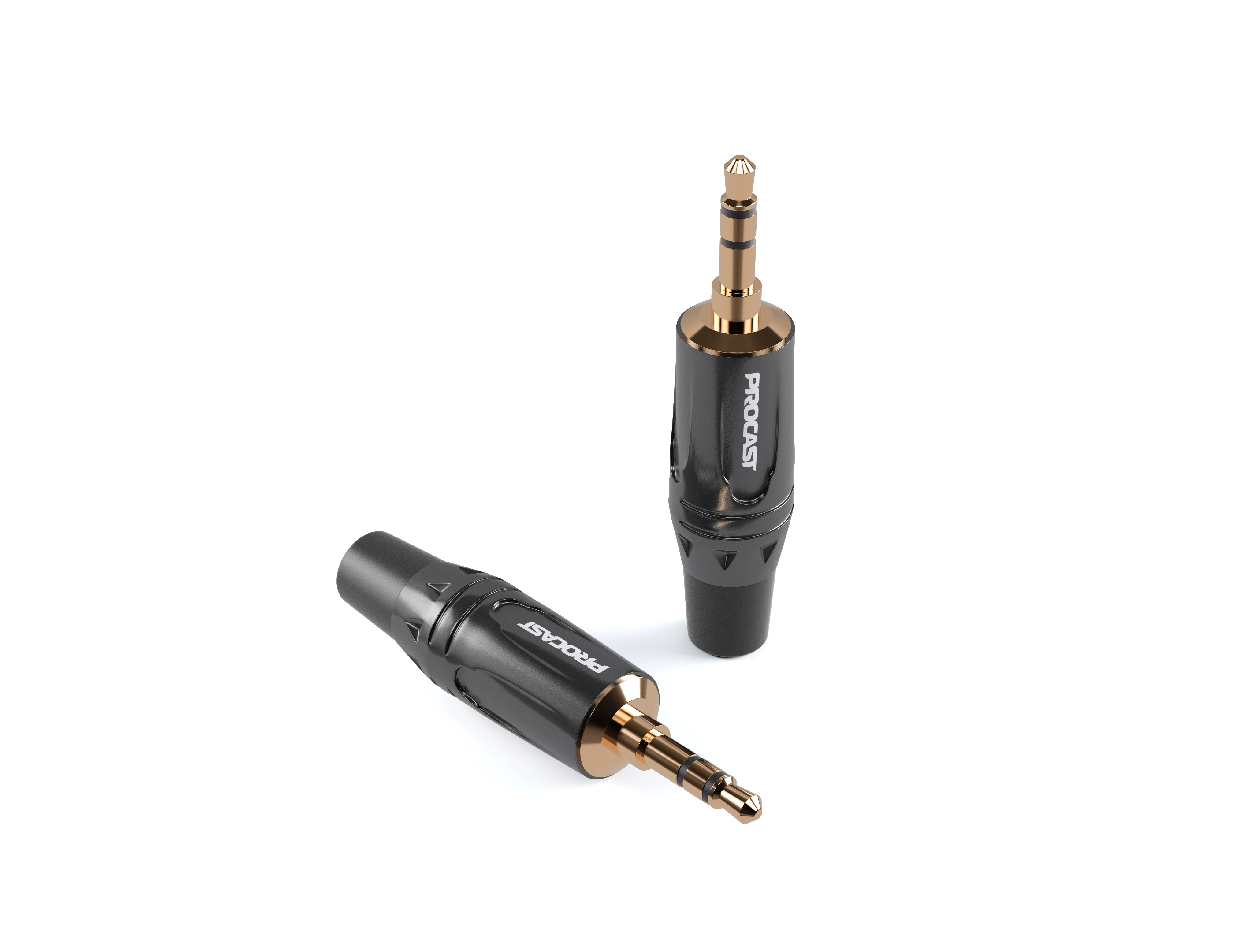 Разъем mini Jack 3,5mm (male) PROCAST cable МР-3.5/6/М/M черный