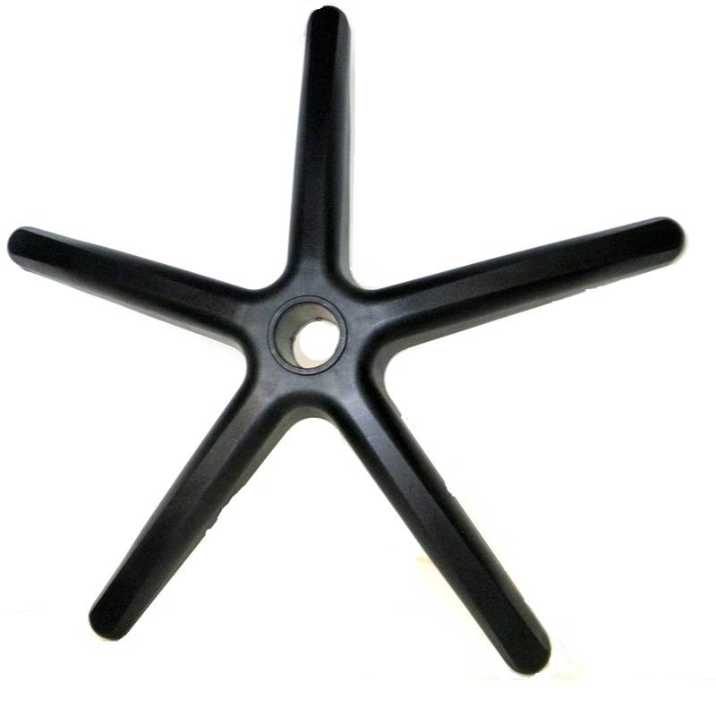Крестовина для офисного кресла, диаметр 600 мм, цвет черный
